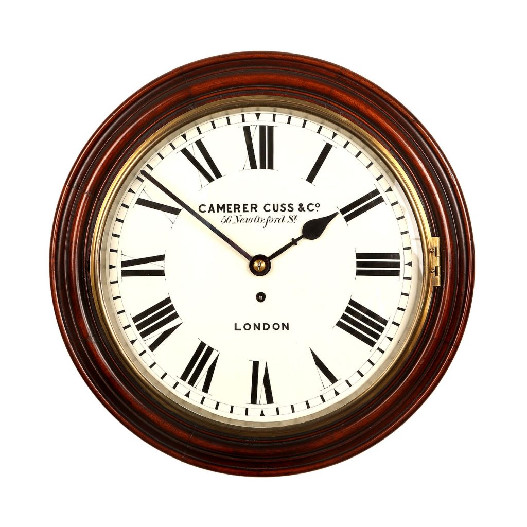 Mahogany Dial Clock Timepiece