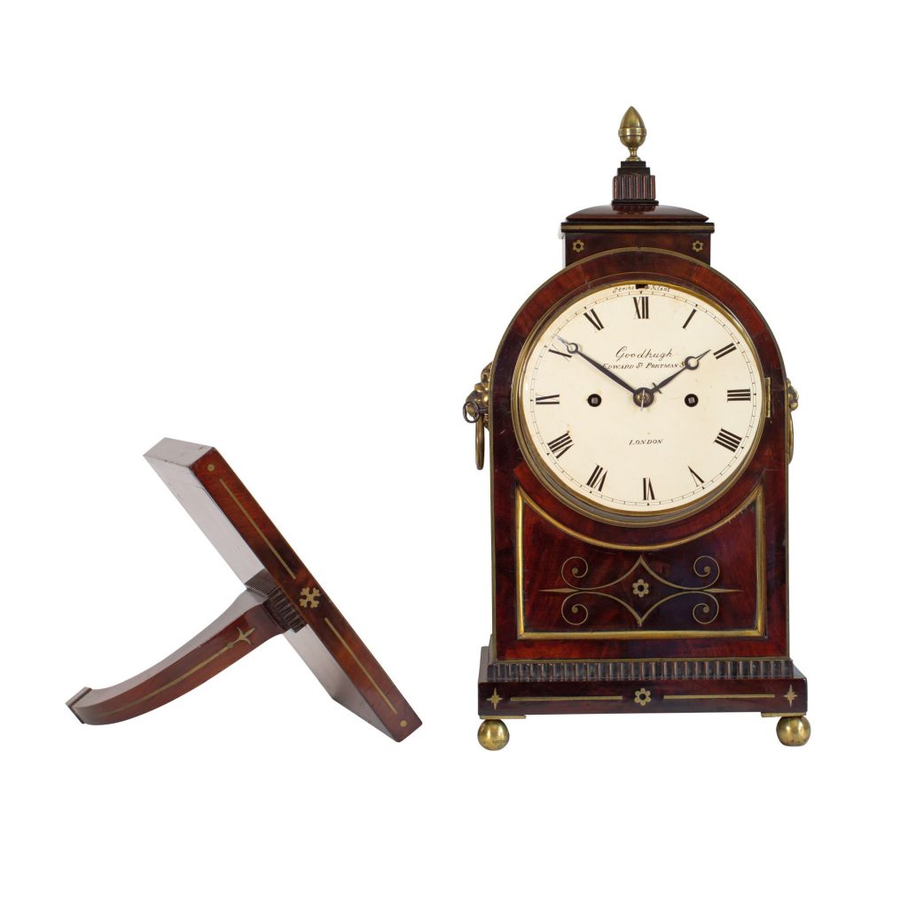 A VERY FINE STRIKING BRACKET CLOCK BY RICHARD GOODHUGH OF LONDON – The ...