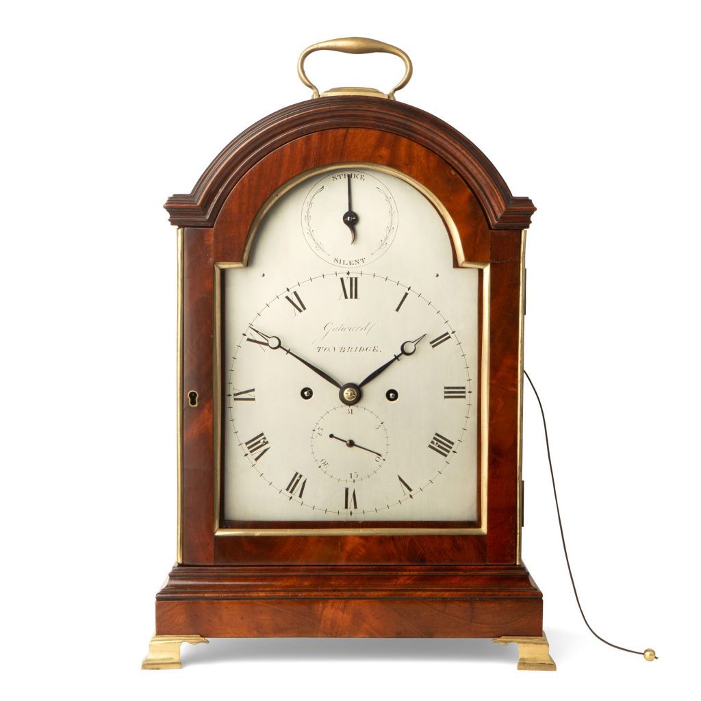 ELEGANT MAHOGANY BRACKET CLOCK – GATWARD OF TONBRIDGE – The Antique ...