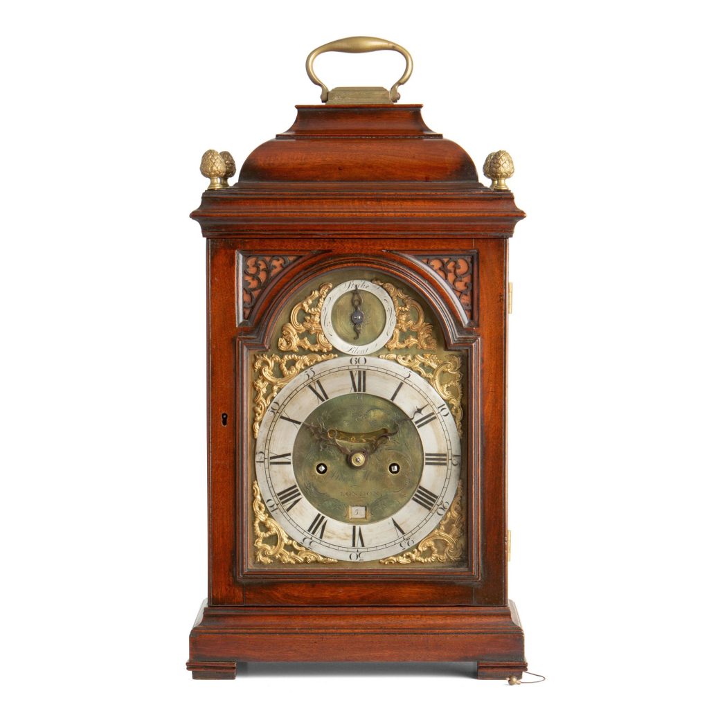 MAHOGANY STRIKING TABLE CLOCK – BENJAMIN MAUD – LONDON – The Antique ...