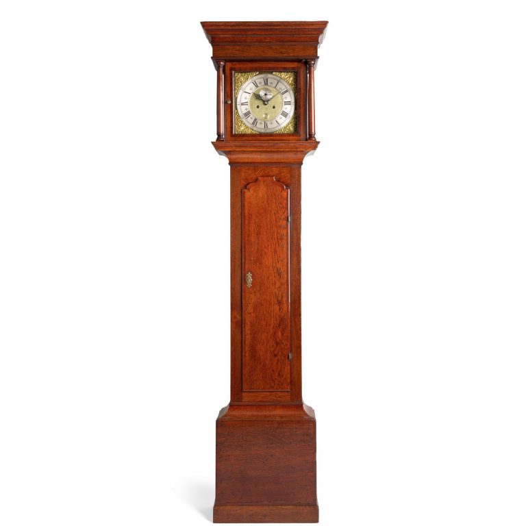 SMALL & RARE 10″ DIAL LONGCASE CLOCK – SMITH – CHESTER – The Antique ...